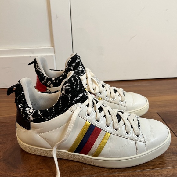 Gucci | Shoes | Gucci Ace Trainer With Lace Upper | Poshmark